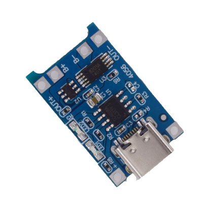 1A Lithium Battery Charging Module TYPE C USB Interface Charging Protection Two In One