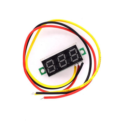 DC0V-100V Digital Battery Voltmeter 0.28 Inch Ultra Small Size