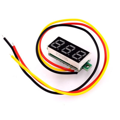 DC0V-100V Digital Battery Voltmeter 0.28 Inch Ultra Small Size